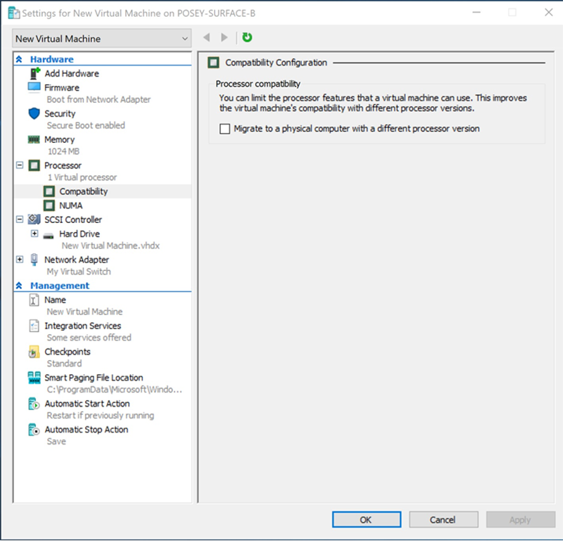 Get to know the Hyper-V processor compatibility mode feature | TechTarget