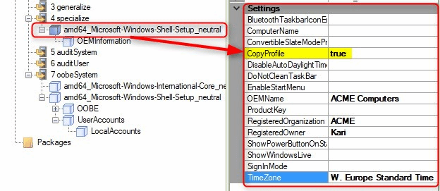 How to create an answer file, skip OOBE in Windows 10 install image ...