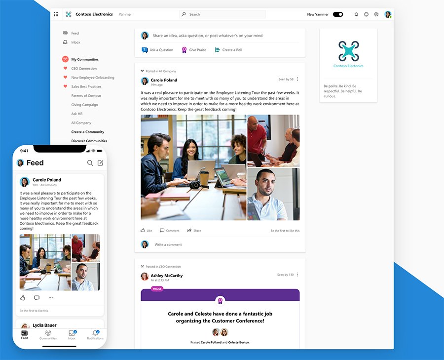 Yammer redesign includes tighter Microsoft Teams integration | TechTarget