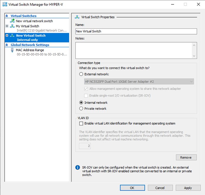 Expand your knowledge of Hyper-V virtual switch types | TechTarget