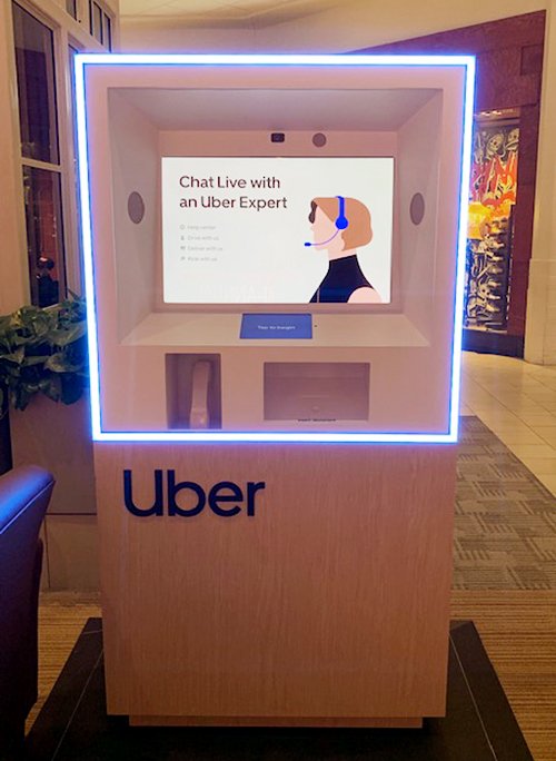 Uber mall kiosks act as brick-and-mortar storefronts | TechTarget