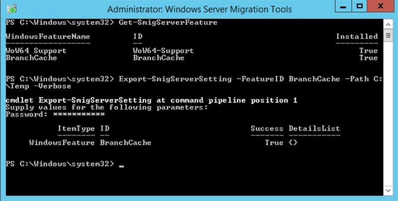 Ease migrations with Windows Server Migration Tools cmdlets | TechTarget