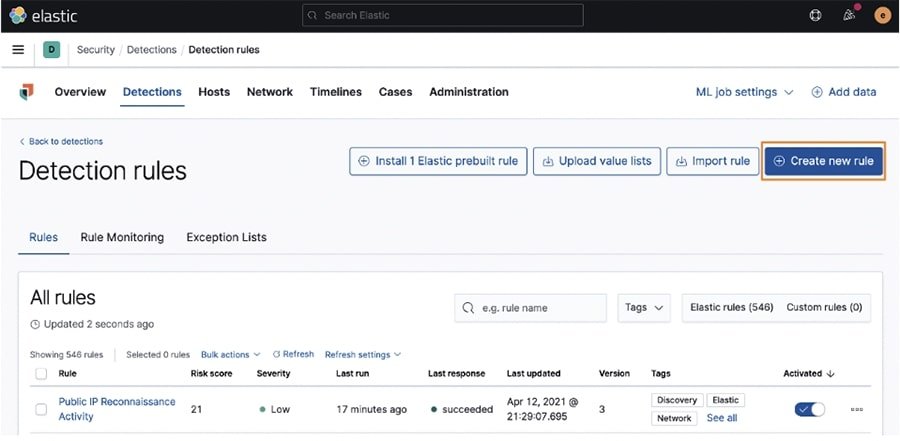 Elastic Stack Security tutorial: How to create detection rules | TechTarget
