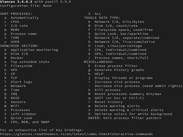 Use Glances to monitor your data center systems | TechTarget