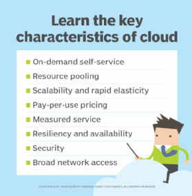 8 key characteristics of cloud computing | TechTarget