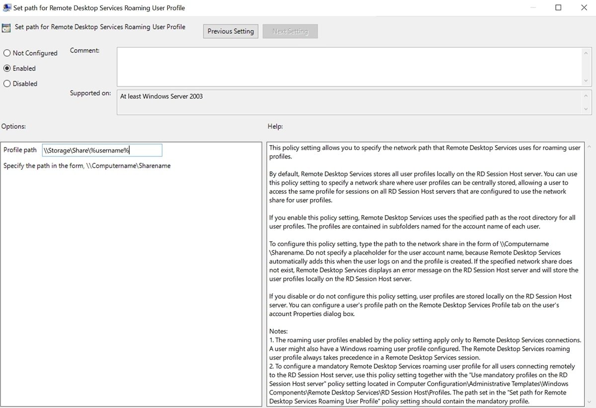How to address roaming profiles with GPOs | TechTarget