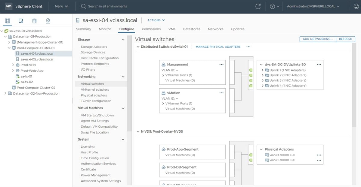 NSX virtual switch types enhance networking capabilities | TechTarget
