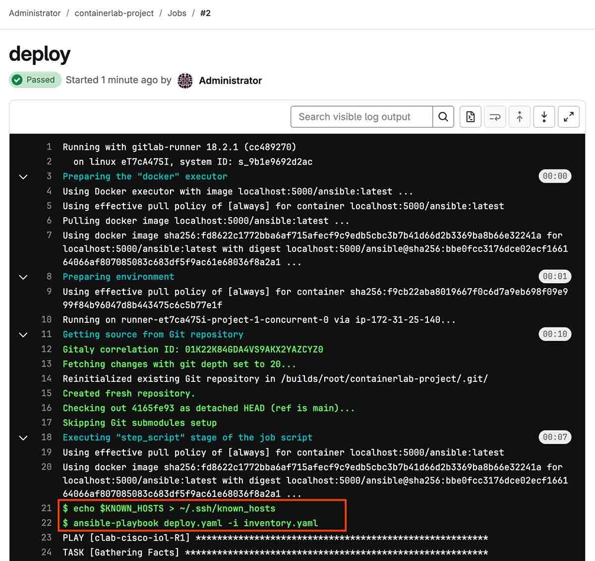 How to build a network-aware CI/CD pipeline with GitLab and Ansible | TechTarget