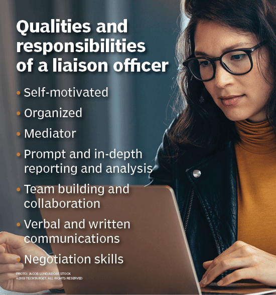 What are the roles and responsibilities of a liaison officer? | TechTarget