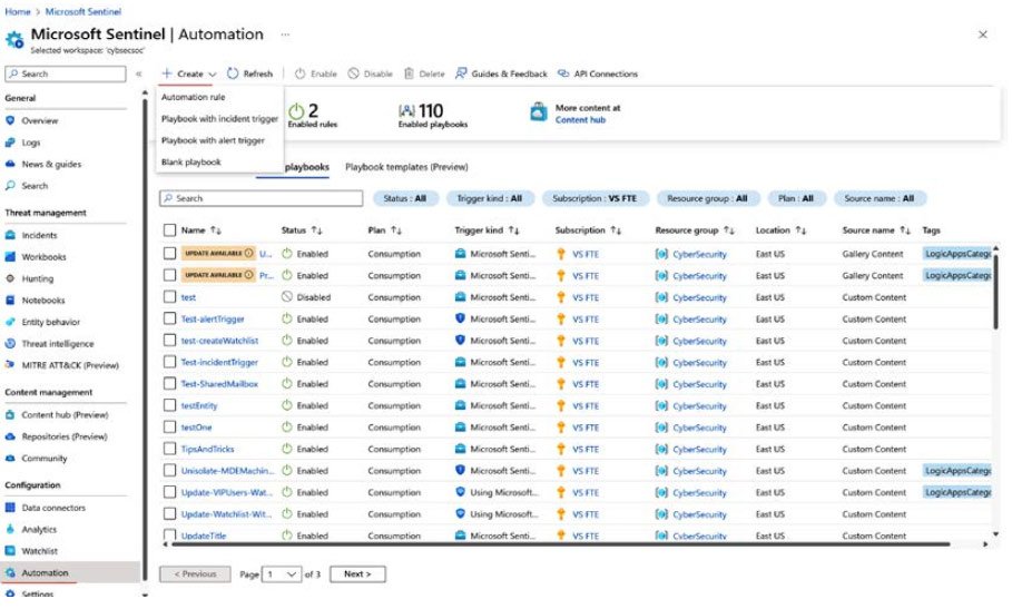 How to create a SOAR playbook in Microsoft Sentinel | TechTarget