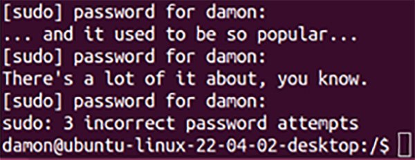 Use sudo insults to add spice to incorrect password attempts | TechTarget