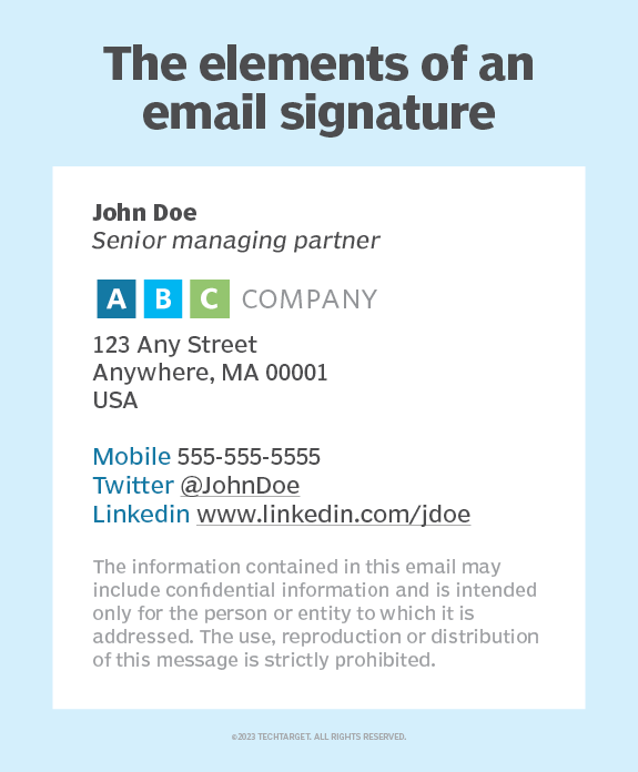 What is an email signature? | Definition from TechTarget