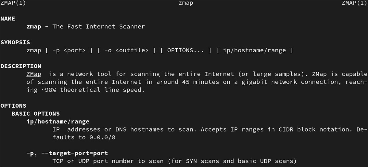 How to use the ZMap network scanner | TechTarget