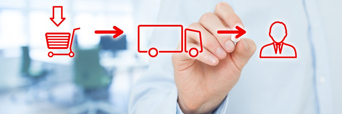 A real-life example of the self-distribution supply chain model ...